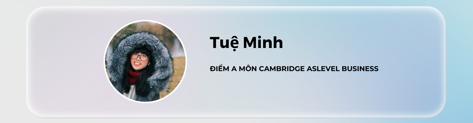 Nguyễn Vũ Tuệ Minh - Ghi danh thành công vào 5 trường Đại học Anh và Úc ...